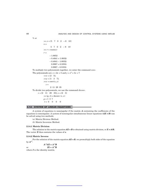 Analysis And Design Of Control Systems Using Matlab Fayik Lab Pdf