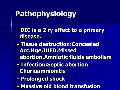 Solution Obgyne Lecture Notes Disseminated Intravascular Coagulopathy