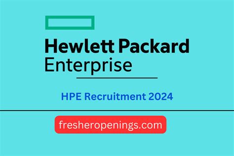Hpe Recruitment 2024 Hiring For Freshers As Software Engineer Salary Upto 8 Lpa
