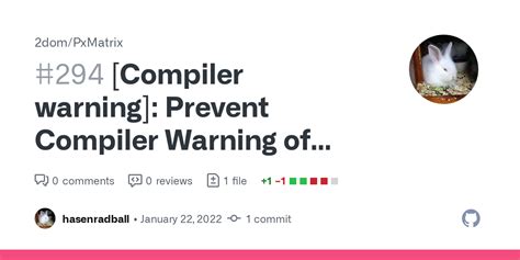 Compiler Warning Prevent Compiler Warning Of Unused Variable By