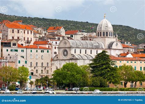 Cathedral Of St James In Sibenik Croatia Stock Image Image Of