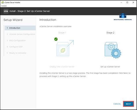 Install VCenter Mastering VMware