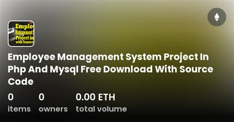 Employee Management System Project In Php And Mysql Free Download With