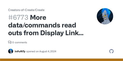 More Datacommands Read Outs From Display Links On Command Blocks