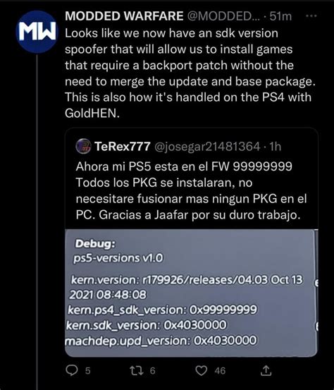 big news if confirmed no more having to backport for minimum firmware