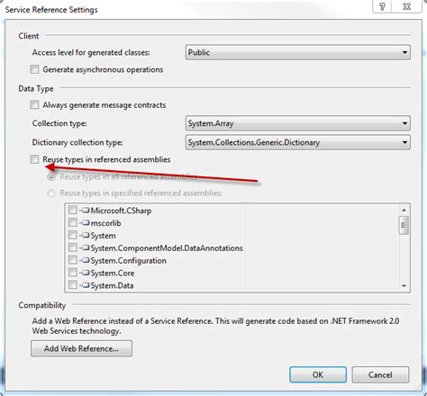 C Vs 2012 Add Service Reference Generates Partial Classes For Some