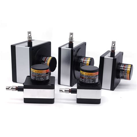 Displacement Draw Wire Encoder And Sensor With Analog 4 20ma Output Briterencoder Absolute