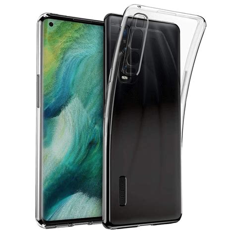 Flexi Slim Gel Case For Oppo Find X2 Pro Clear