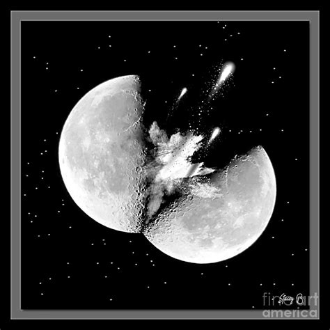 Moon Explosion Photograph By Stacey Brooks Pixels