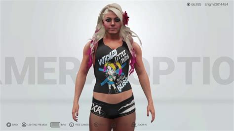 Wwe 2k19 Alexa Bliss Attire By Fake22den Available For Download Youtube