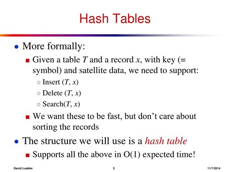 Ppt Hash Tables Powerpoint Presentation Free Download Id6313381