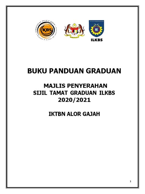 buku panduan graduan iktbn alor gajah 2020 2021 pdf