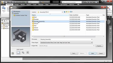 Autodesk Inventor Fundamentals Basics Of Assembly Modeling Chapter 1