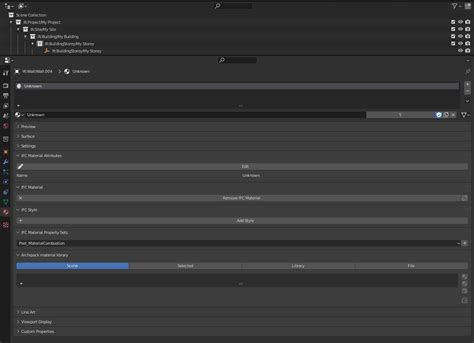 Blenderbim Ifcmaterial Management — Osarch