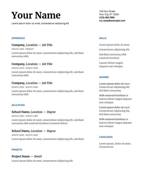 Google Docs Resume Template In SerifTheMuse Com Babe Resume Template Basic Resume Resume
