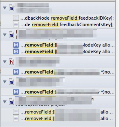 Why Are These Xcode Search Results Grayed Out Stack Overflow