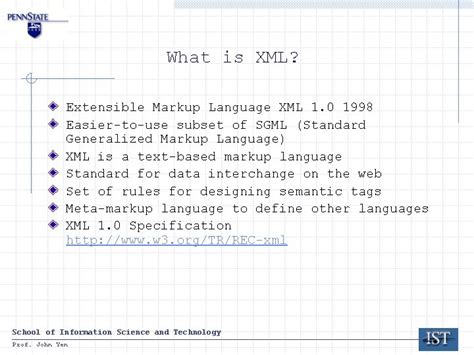 Introduction To Xml What Is Xml Extensible Markup