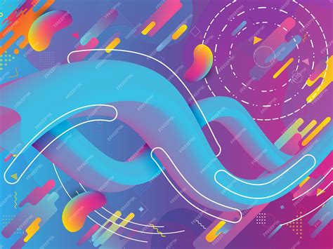 Premium Vector Vector Abstract Gradient Geometric Shape Background