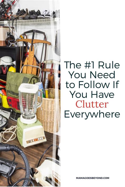 The 1 Rule You Need To Get Rid Of Clutter Everywhere Getting Rid Of Clutter Clutter