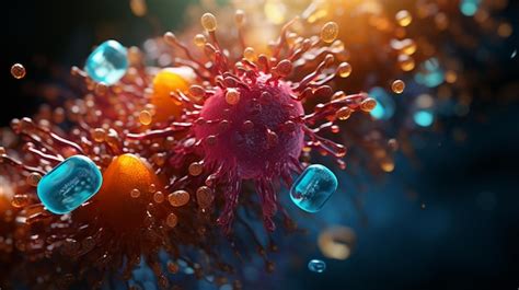 Premium Ai Image Bacterium Microscopic Unicellular Organism