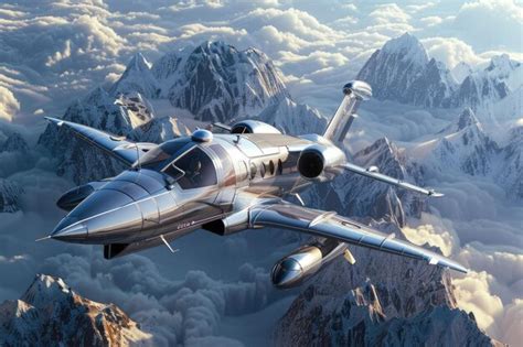 Aerospace Design And Manufacturing Exploration Premium Ai Generated Image