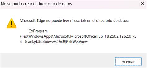 Microsoft Office Hub Error Unable To Create Data Directory Microsoft Qanda