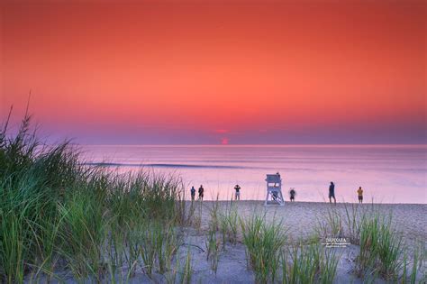 Cape Cod National Seashore Todays Hot And Humid Sunrise At Coast