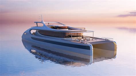 Zaha Hadid Architects Designs Sinuous Solar Powered Catamaran