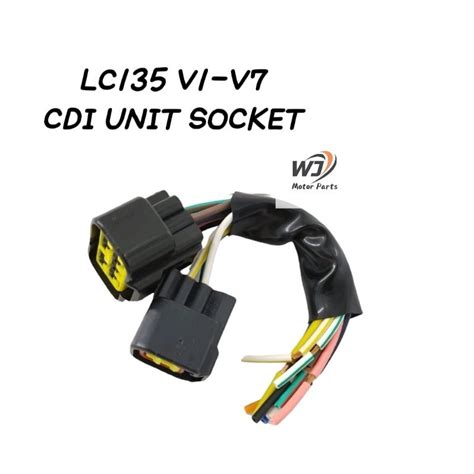 YAMAHA LC135 CDI UNIT SOCKET WIRING CDI SOKET LC135 V1 V2 V3 V4 V5 V6 V7 Shopee Malaysia