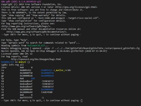 Openocd Reg Command · Issue 7 · Nuclei Softwarenuclei Sdk · Github