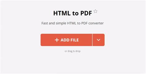 How To Convert HTML To PDF In Windows 10 And 11 3 Ways PDF Candy