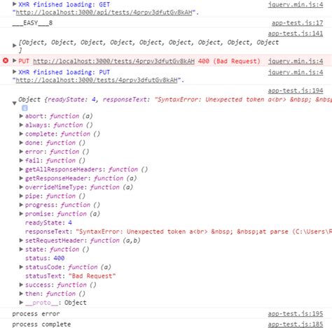 Jqueryajax Put Returning 400 Error Stack Overflow