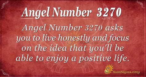 Angel Number 3270 Meaning Release Your Thoughts Sunsigns Org