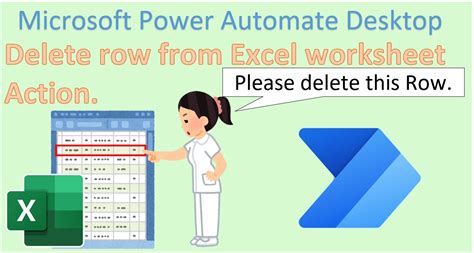 Delete Row From Excel Worksheet Actionpower Automate Desktop Kaizen