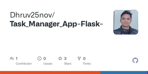 Task Manager App Flask App Py At Main Dhruv Nov Task Manager App