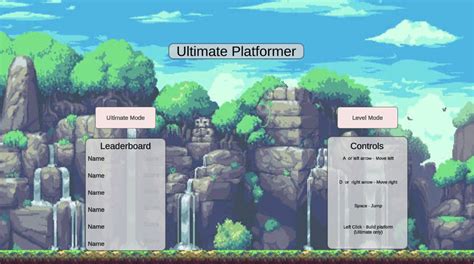 ultimate platformer by thesickdude