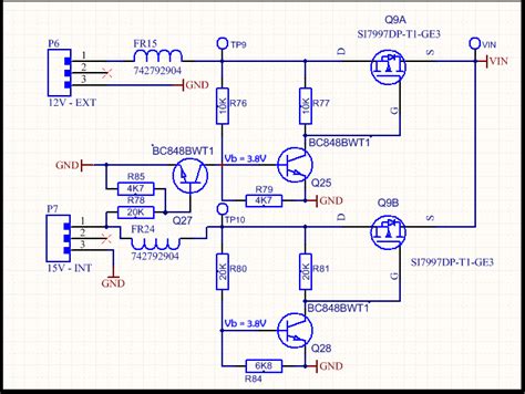 Input P Mosfet Based Automatic Power Selector Electrical