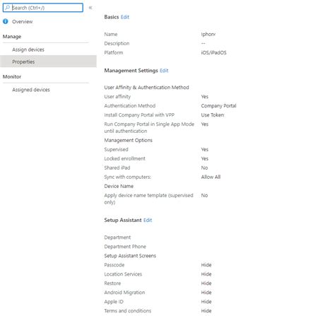 intune autoenrolled iphone with dep and vpp token problems with pre