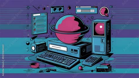 Old Computer Aesthetics Steam Style Pc Elements User Interface Ui