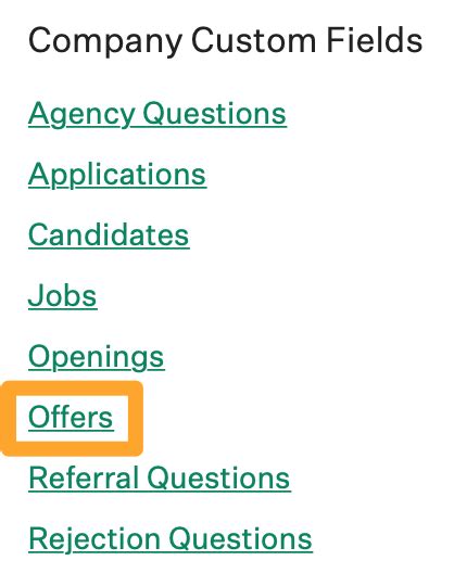 Edit Custom Offer Field Dependencies Greenhouse Support