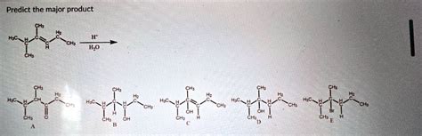 Predict The Major Product Ch H C Ch H H O Ch Ch H Ch Ch A H Ch Ch Ch Ch Ch H H H