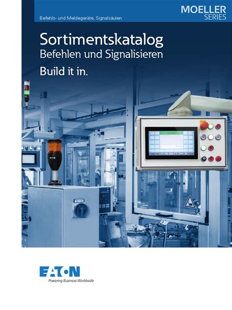 Eaton Sortimentkatalog Befehlen Und Signalisieren Katalog CA047003DE de ...
