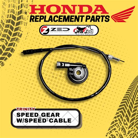 Honda Xrm 125 Trinity Speedometer Gear Set Shopee Malaysia