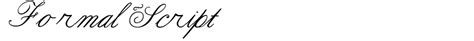 Formal Script Font Download