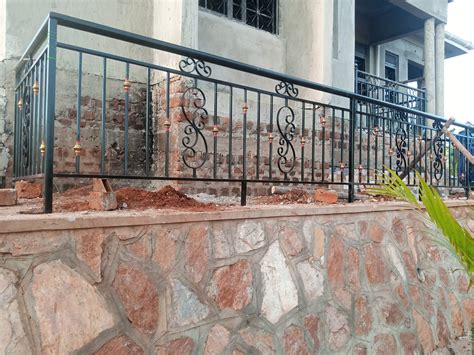 Steel Railing With Decorative Scrollwork Eziworks
