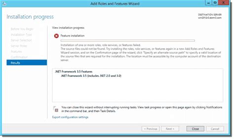 Installing Net Framework 35 Failed On Windows Server 4sysops