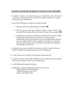 Fillable Online Changing Birth Certificate Sex Designations State By State Guidelines Fax Email