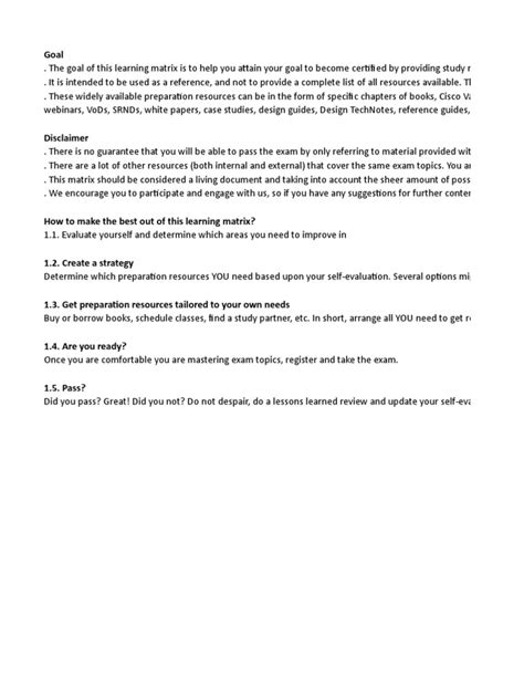 Ccie Service Provider V5 Learning Matrix Pdf Multiprotocol Label