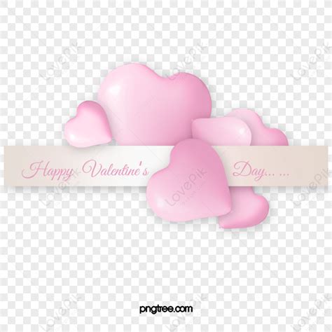 องค์ประกอบความรักวันวาเลนไทน์แสนโรแมนติกสีชมพู Png สำหรับการดาวน์โหลดฟรี Lovepik