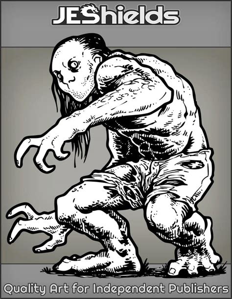 Scifi Mutant Human With Porous Mouth Inb